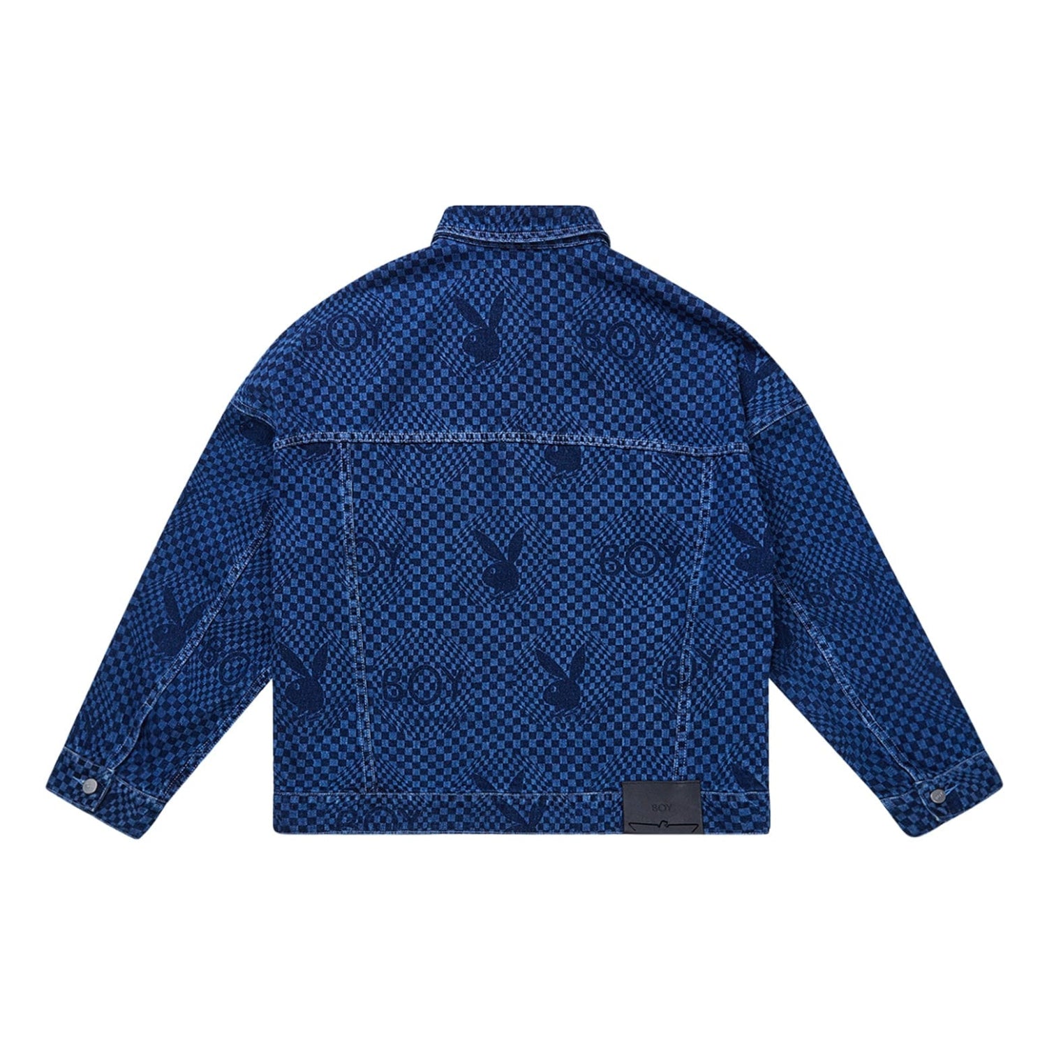 PLAYBOY X BOY CHECKERBOARD DENIM JACKET – BOY London